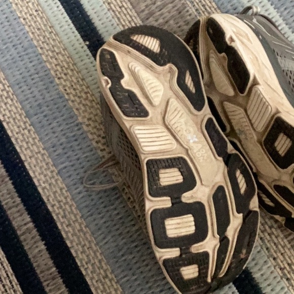 Hoka | Shoes | Hoka Gray Athletic Shoes With Cushioned Sole And Rocker ...